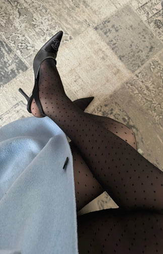 ICONIC Chanel Vintage Mesh Slingback Heels in Black (EU 36,5) – Ciao Kasia